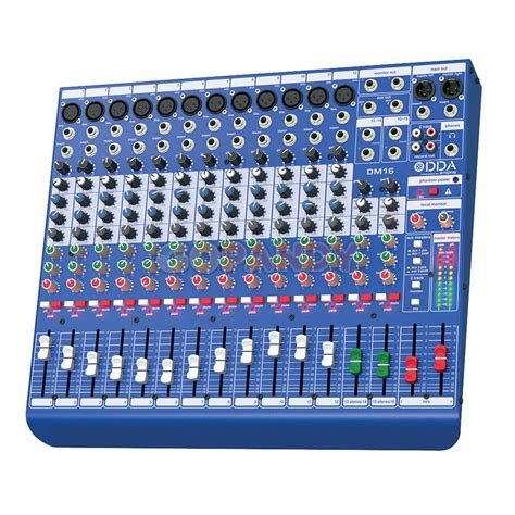 Midas DM16 16-Input Analog Live and Studio Mixer with Microphone ...