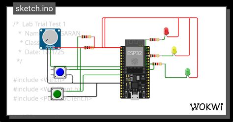 Trial Lab Test C Wokwi Esp32 Stm32 Arduino Simulator