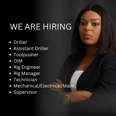 We Are Hiring Driller Assistant Driller Toolpusher Oim Rig Engineer Rig