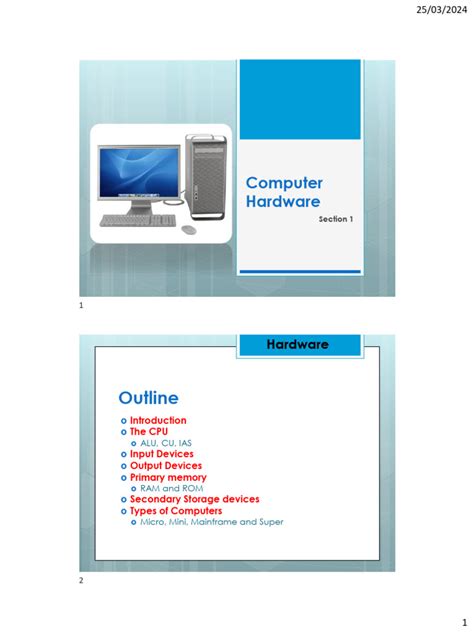 section1 computer hardware pdf computer data storage byte