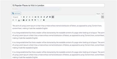 How To Use Distraction Free Fullscreen Editor In Wordpress Utibe Inyang
