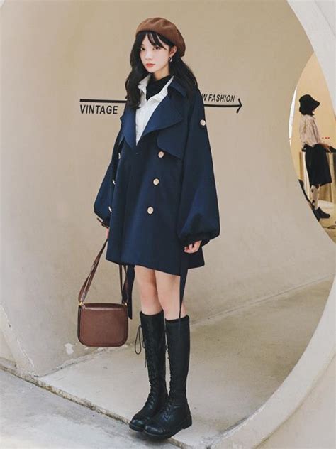 Deargod正韓女裝設計感chic小眾中長款風衣外套女春秋2022年新款小個子高級感大衣 立邦生活館