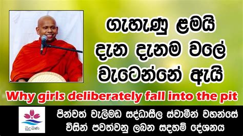 දැන දැන වලේ වැටෙන්නේ ඇයි Youtube