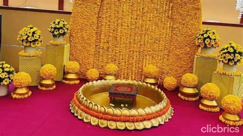 20 Haldi Decoration Ideas At Home To Make Your Function Vibrant And