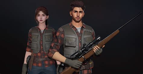 Lumberjack Hunter Male And Female Characters Characters Unity Asset Store