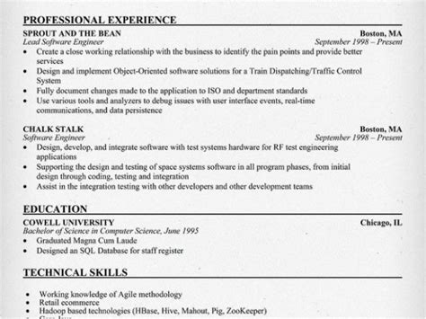 Engineering Resume Tips Software Engineer Resume Sample Writing Tips