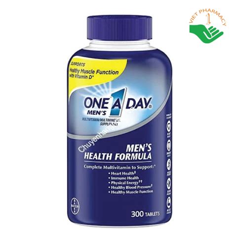 Vitamin Tổng Hợp Cho Nam Giới One A Day Mens Multivitamin Health