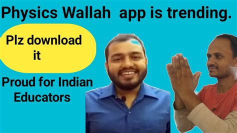 Physics Wallah App Is Trending Now Download It Youtube