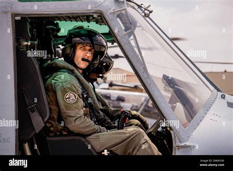 U S Marine Corps Maj Kyle Shaw A Uh 1y Venom Pilot With Marine Light