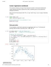 notebook.pdf - 1/10/2020 linear regression - Jupyter Notebook Linear ...