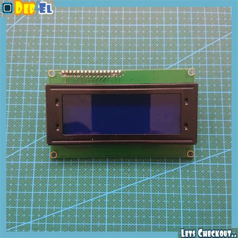 Jual Lcd 20x4 Blue White Background Biru Tulisan Putih I2c Shopee Indonesia