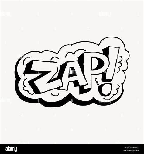 Zap! clipart, comic speech bubble illustration vector Stock Vector Image & Art - Alamy