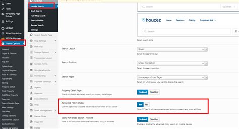 Advanced Search Options Settings Favethemes