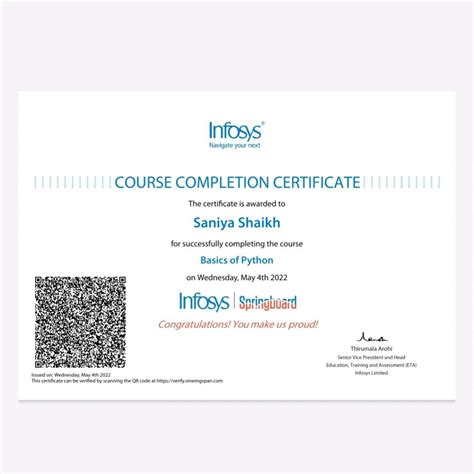 Python Programming Learning Infosysspringboard Techskills Saniya