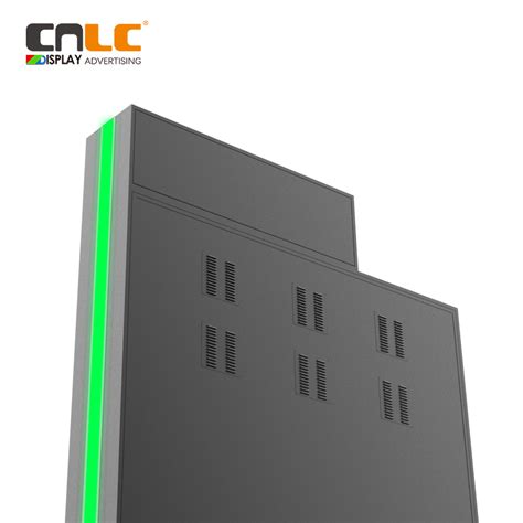 High Brightness Smart City P LED Billboard With Side Illuminated Strips Suppliers Manufacturers