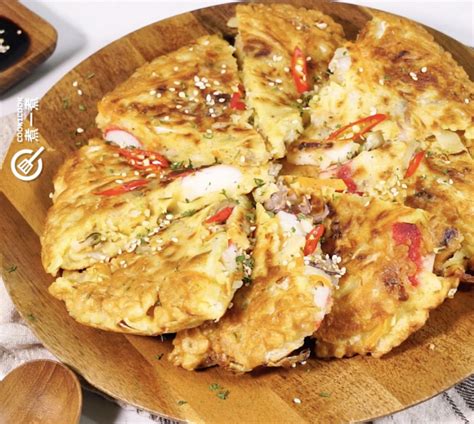 韓式海鮮煎餅 Seafood Omelette in Korean Style食譜做法 Cook1Cook的Cook1Cook食譜分享