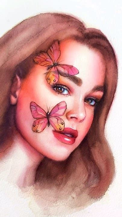 Дорабатываю портрет акварельными маркерами Youtube