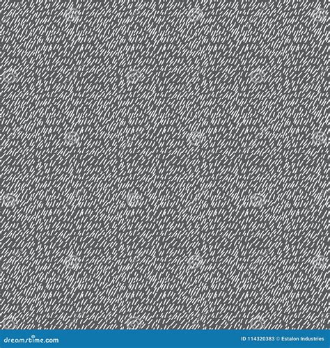 White On Grey Hand Drawn Small Lines Seamless Repeat Pattern Background Stock Illustration