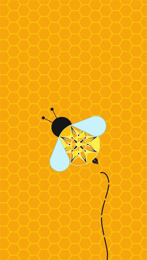 Buzzing Bee Lock Screen Wallpaper