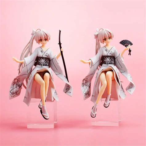 Sitting Position Hold Knife Pvc Anime Figure Anime Ornaments Host Computer Chassis Decoration