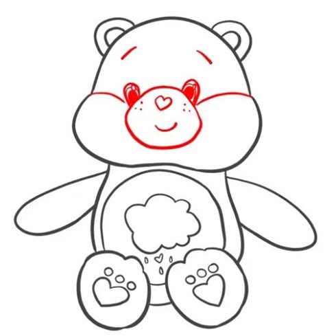 آموزش نقاشی کودکانه خرس مهربون بسیار زیبا و آسان
