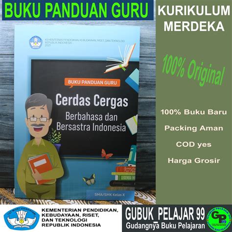 Jual Buku GURU Cerdas Cergas Berbahasa Dan Bersastra Indonesia Untuk