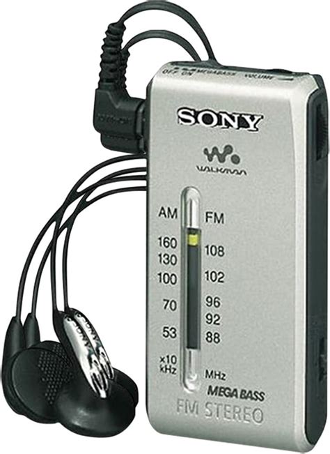 Sony SRF S84 FM AM Radio Walkman Silver Radios DAB Amazon Au