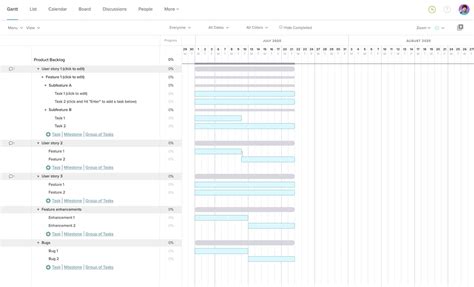 Product Backlog Template For Agile Projects TeamGantt