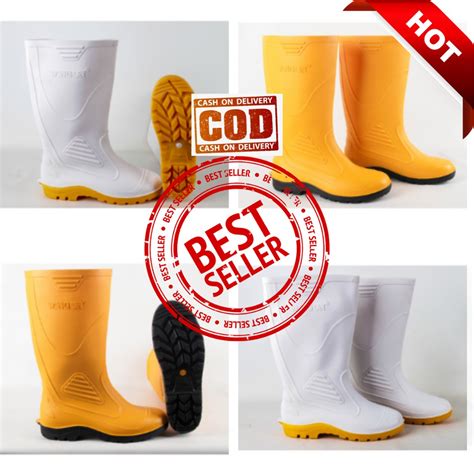 Sepatu Apd Boot Safety Boots Kebun Berkebun Karet Anti Minyak Air