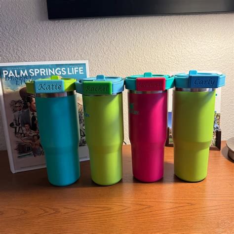 Lip Balm Keychain Holder Stanley Tumbler Accessory With Removable Lid