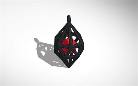 3d Design Geometric Pendant Tinkercad