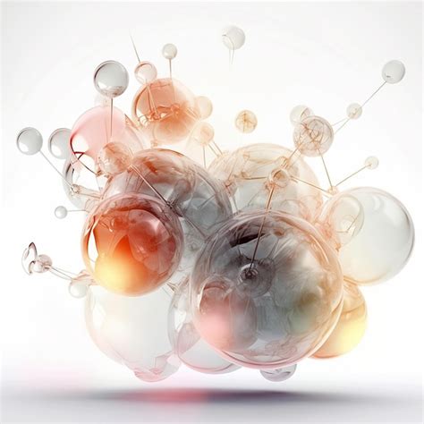 Premium Ai Image Science Molecule Molecular Dna Model Structure Nanotechnology Molecule Model