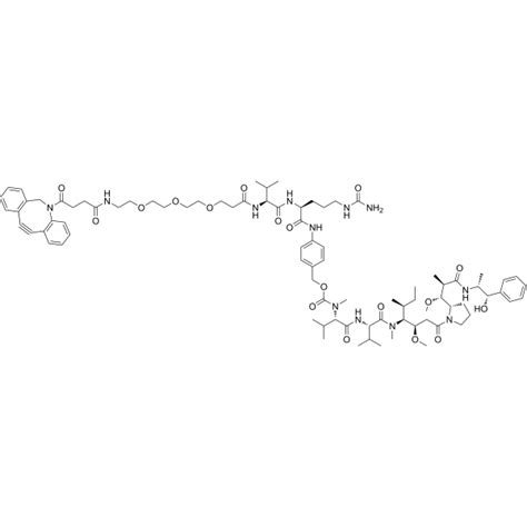 DBCO PEG 3 VC PAB MMAE Drug Linker Conjugate MedChemExpress