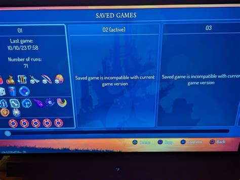 Saved Game Incompatible Current Game Version Ps5 Rdeadcells