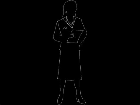 Person In Elevation In Autocad Cad Download 8 6 Kb Bibliocad