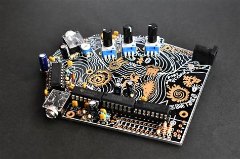 Fort Processor Black And Gold Fully Built Synth Desktop Reverb