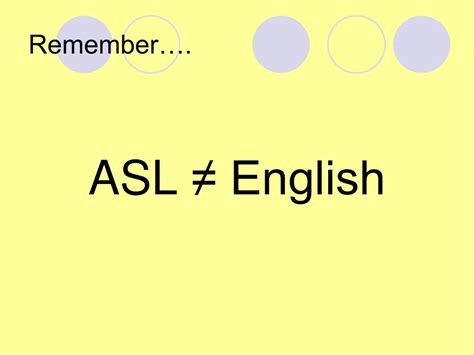 Ppt Asl Iii Powerpoint Presentation Free Download Id6909572