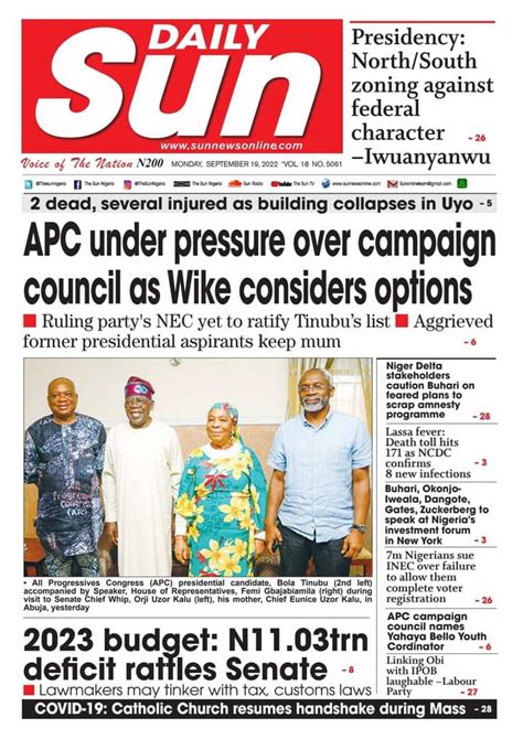 Newspaper Headlines Nigeria S Oil Production Crashes To 900 000 B D
