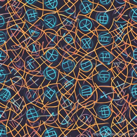 Mathematical Patterns Stable Diffusion Online