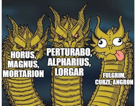 Traitor Primarchs By Horus Heresy Contribution R Grimdank