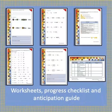 A Comprehensive Collection Of Balancing Chemical Equations Worksheets The Teach Simple Blog