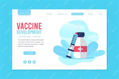 Premium Vector Vaccine Development Concept