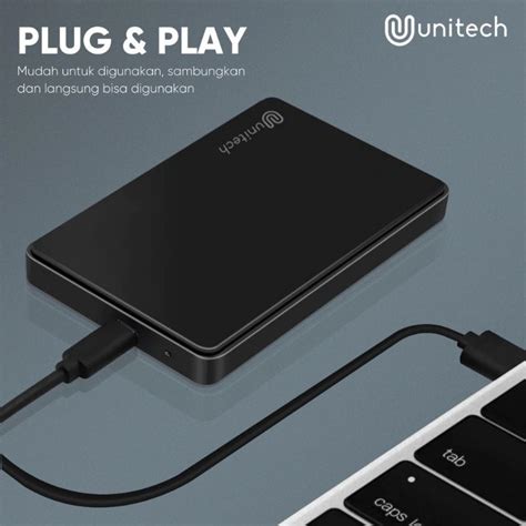 Jual Unitech Casing External Harddisk Hdd Enclosure 25inch Shopee