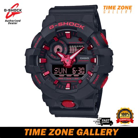 Casio G Shock Ignite Red GA 700 Series Men Watch GA 700BNR 1ADR GA