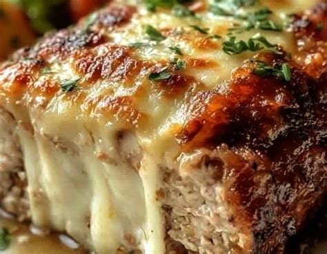 Garlic Parmesan Chicken Meatloaf Full Recipe