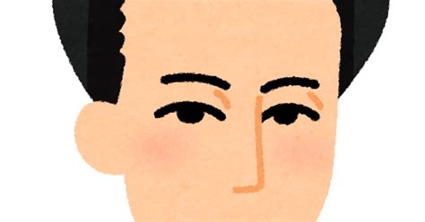 萩原朔太郎の似顔絵イラスト かわいいフリー素材集 いらすとや