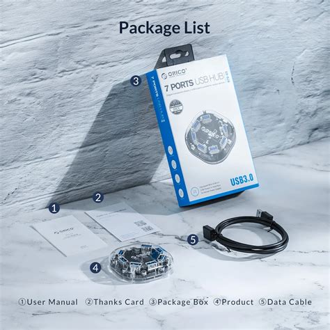 Transparent USB HUB Home Home Plus