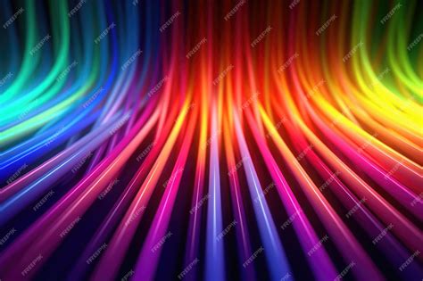 Premium Ai Image Abstract Background With Colorful Spectrum Bright