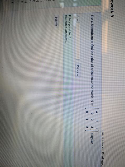 solved ework 5 due in 4 hours 19 minutes a 211 2 use a