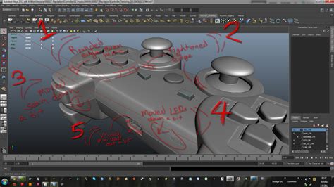 PS Controller High Poly Polycount